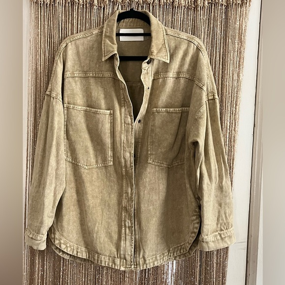 Mustard Seed | Jackets & Coats | Mustard Seed Color Denim Jacket S ...